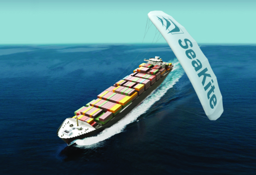 Decarbonising merchant shipping by using kite traction - L'École de ...